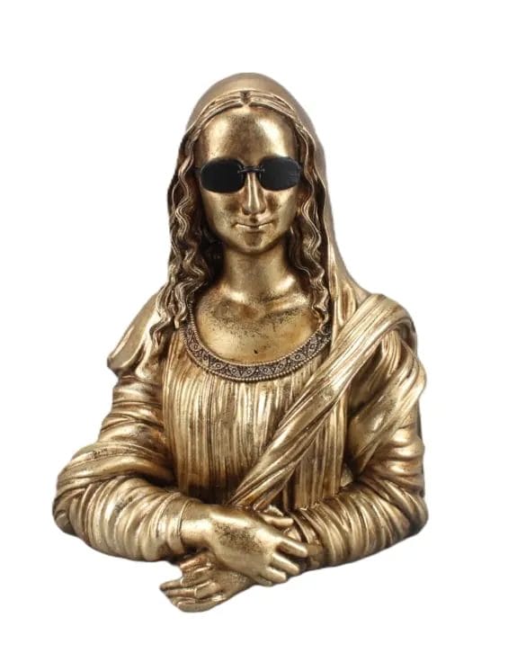 Antique Gold "Too Cool" Maria Figure - houseintown.uk