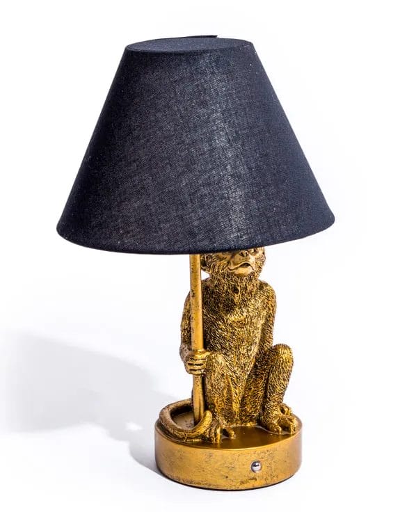 Antique Gold Monkey Lamp - houseintown.uk