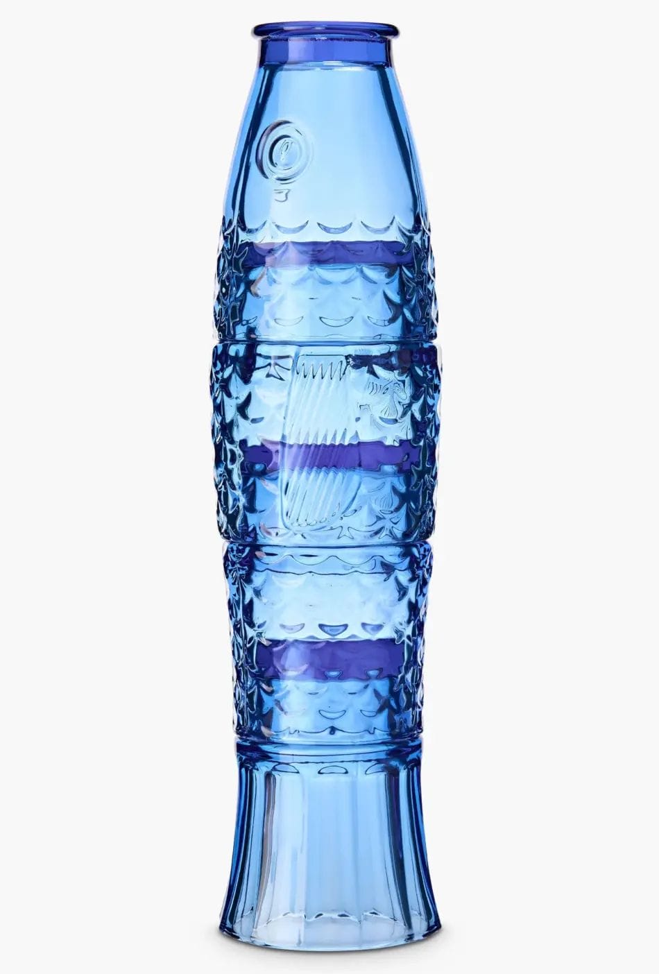 Fish Stacking Glasses – Blue (Set of 4) - houseintown.uk